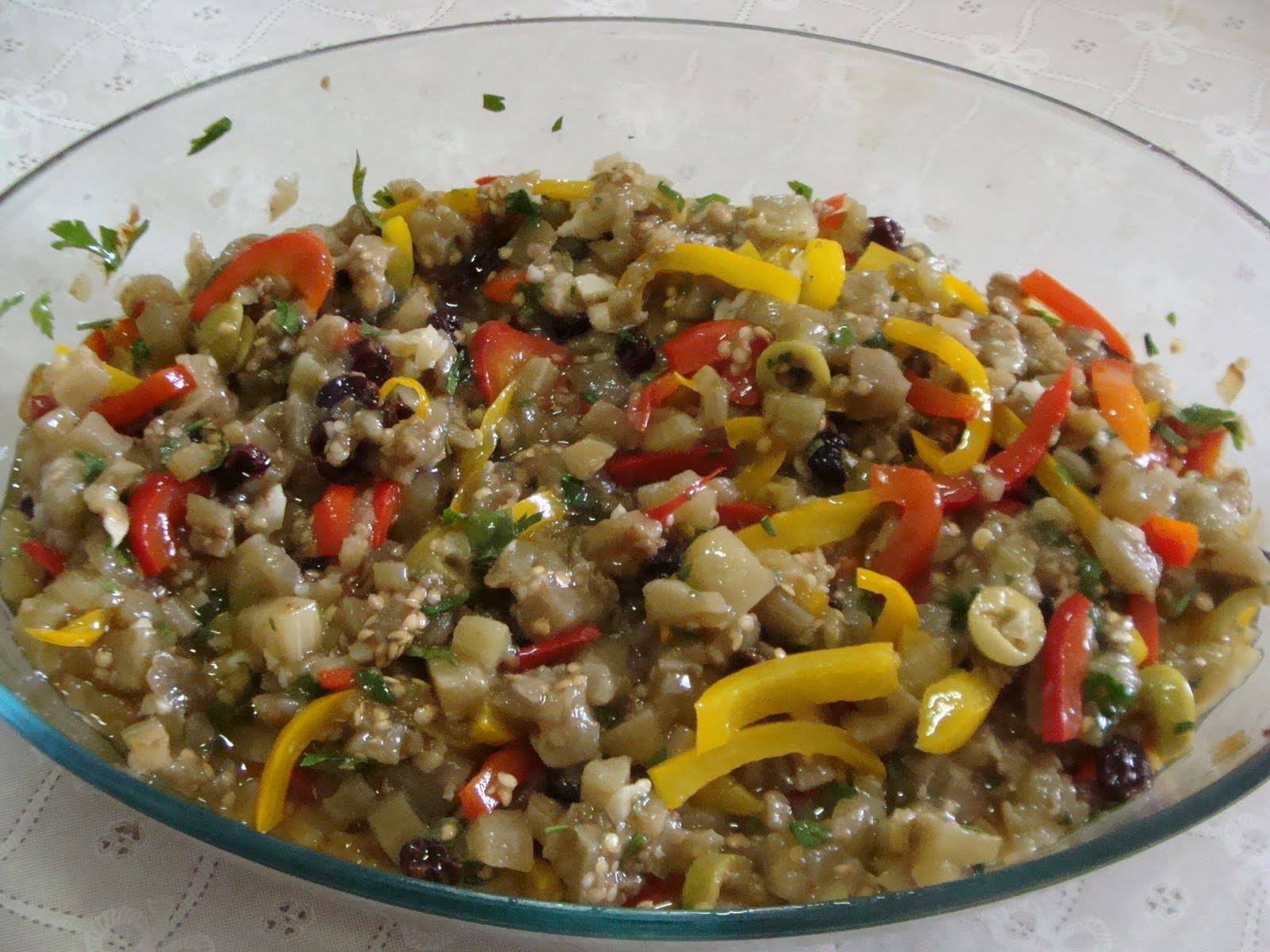 Antepasto de berinjela à italiana - Veja a Receita: