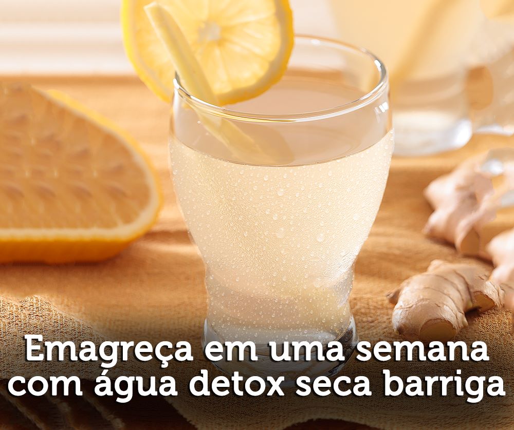Água Detox Seca Barriga - Veja a Receita: