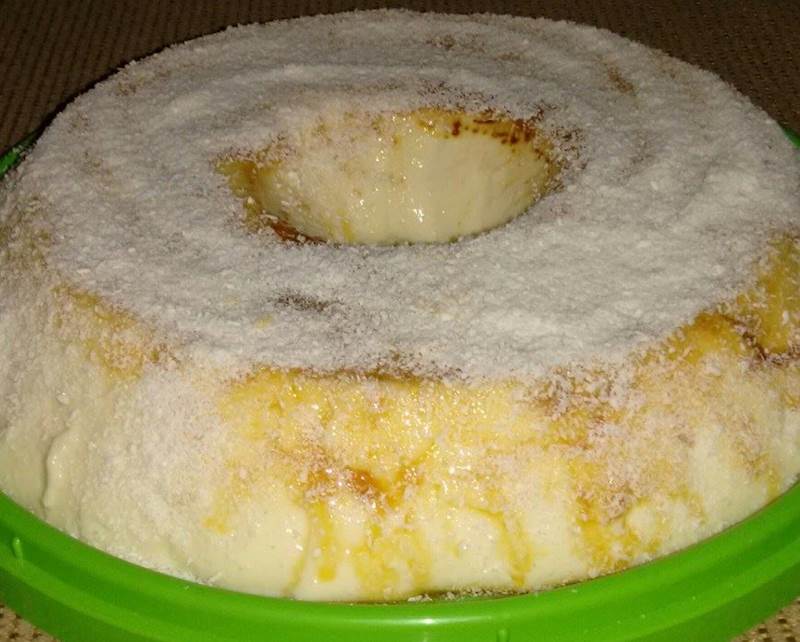 Pudim de maria-mole de coco - Veja a Receita:
