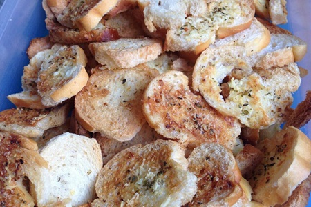 Torrada temperada - Veja a Receita: