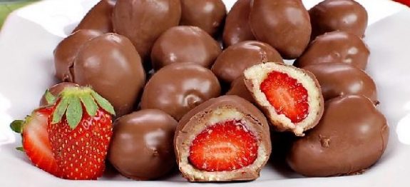 Bombom de Morango - Veja a Receita: