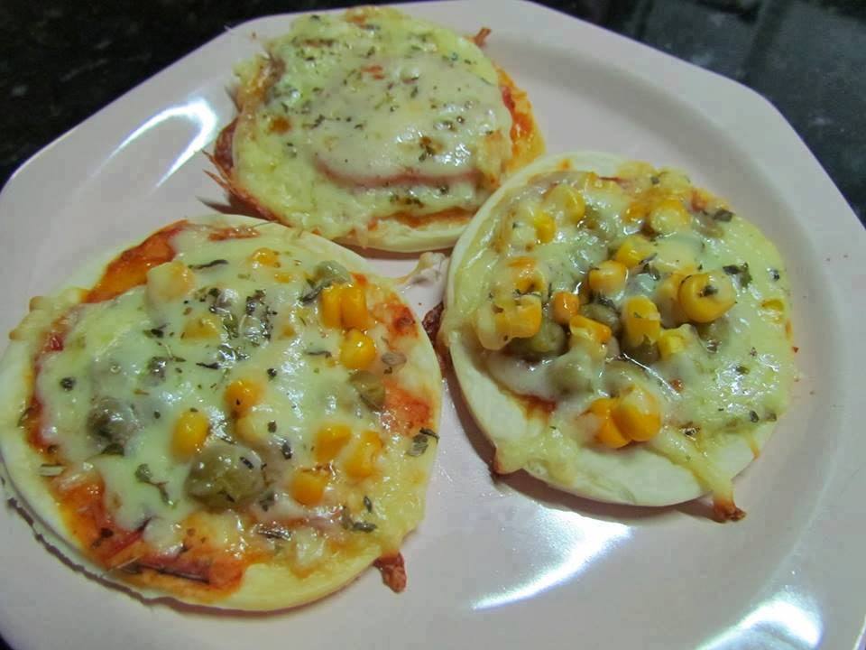 MINI PIZZAS - Veja a Receita: