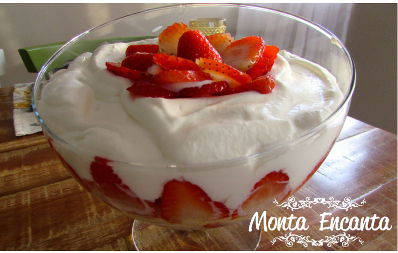 Pavê de Morango - Veja a Receita: