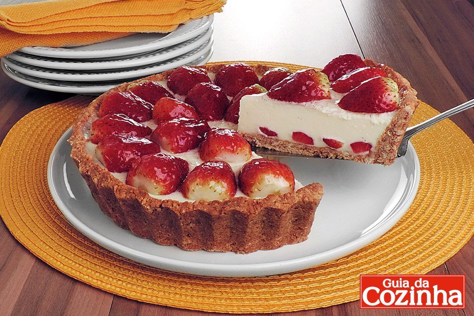 Receita de torta de morango - Veja a Receita: