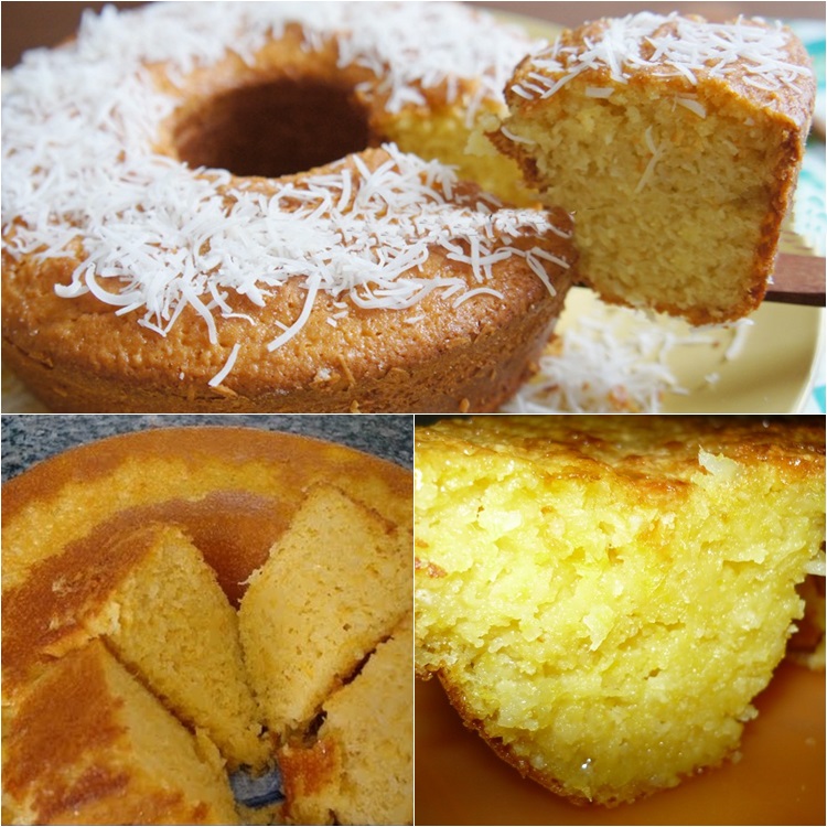 BOLO DE MILHO COM COCO - Veja a Receita: