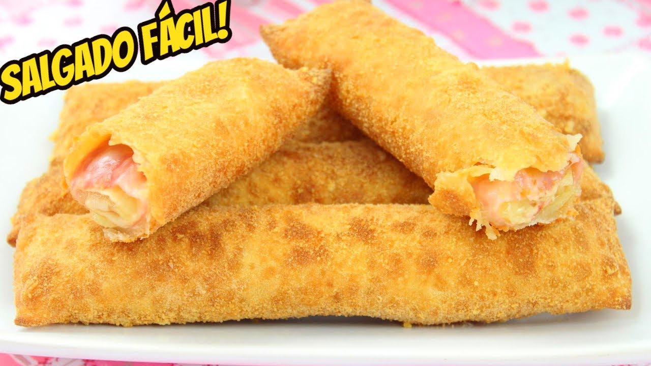 SALGADO DO PREGUIÇOSO FÁCIL E RÁPIDO - Veja a Receita: