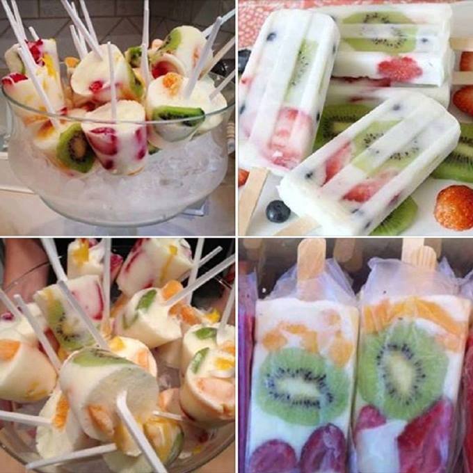 Picolé de Frutas - Veja a Receita: