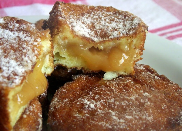 Rabanada Recheada com Doce de Leite - Veja a Receita: