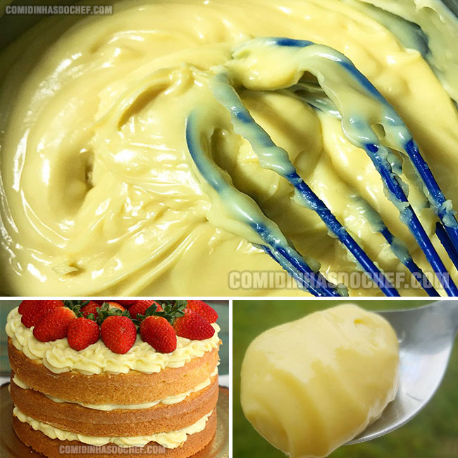 RECEITA DE CREME DE CONFEITEIRO PARA BOLO - Veja a Receita: