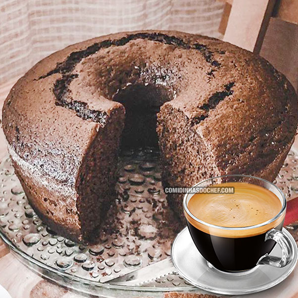 Bolo de Café com Chocolate - Veja a Receita: