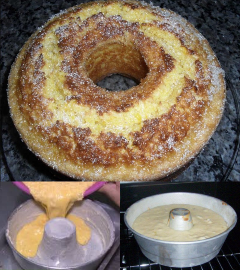 BOLO CASEIRINHO PRA COMER MORNINHO, É DELICIOSO !! - Veja a Receita: