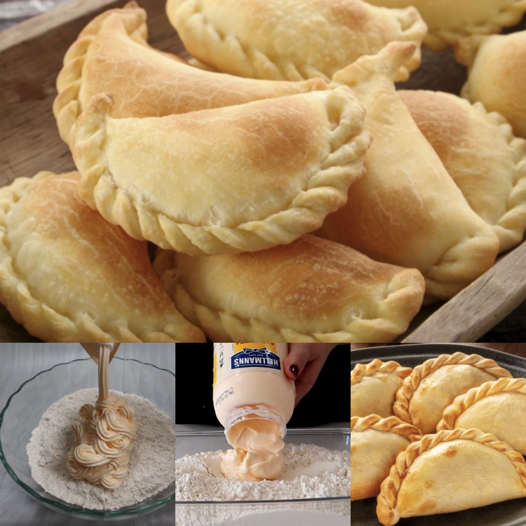 Meu pastel de Sucesso de 2 min, faço com farinha e maionese, barato e ...