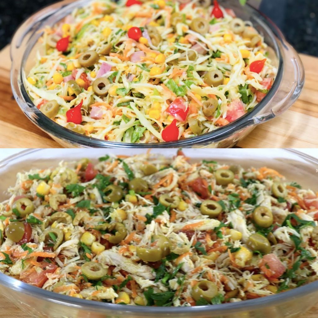 Salada Mista de 5 minutos, aprendi no fim de ano e agora faço todo dia ...
