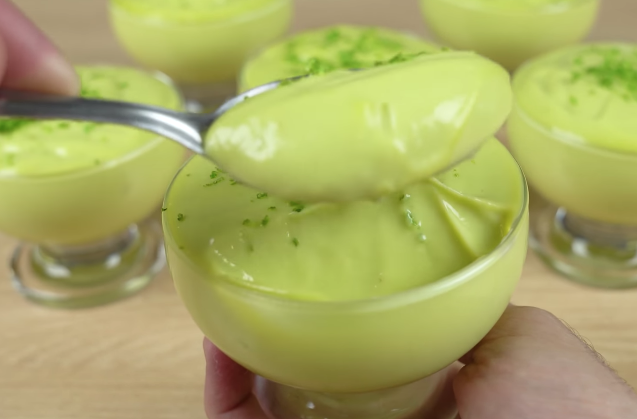 Sobremesa de abacate deliciosa para quem adora um doce mas não quer ...