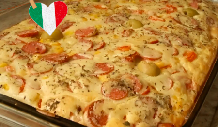 Torta Italiana de liquidificador fácil um lanche perfeito para qualquer ...