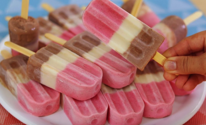 Picolé caseiro fácil - Veja a Receita: