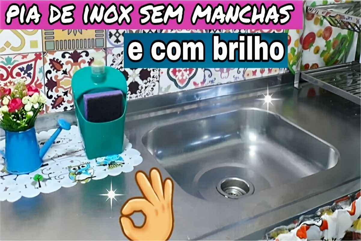 Como dar brilho em pia de inox usando produtos que você tem em casa ...