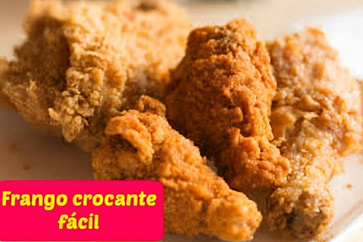 O segredo do frango crocante vendido em balde no shopping uma delícia ...