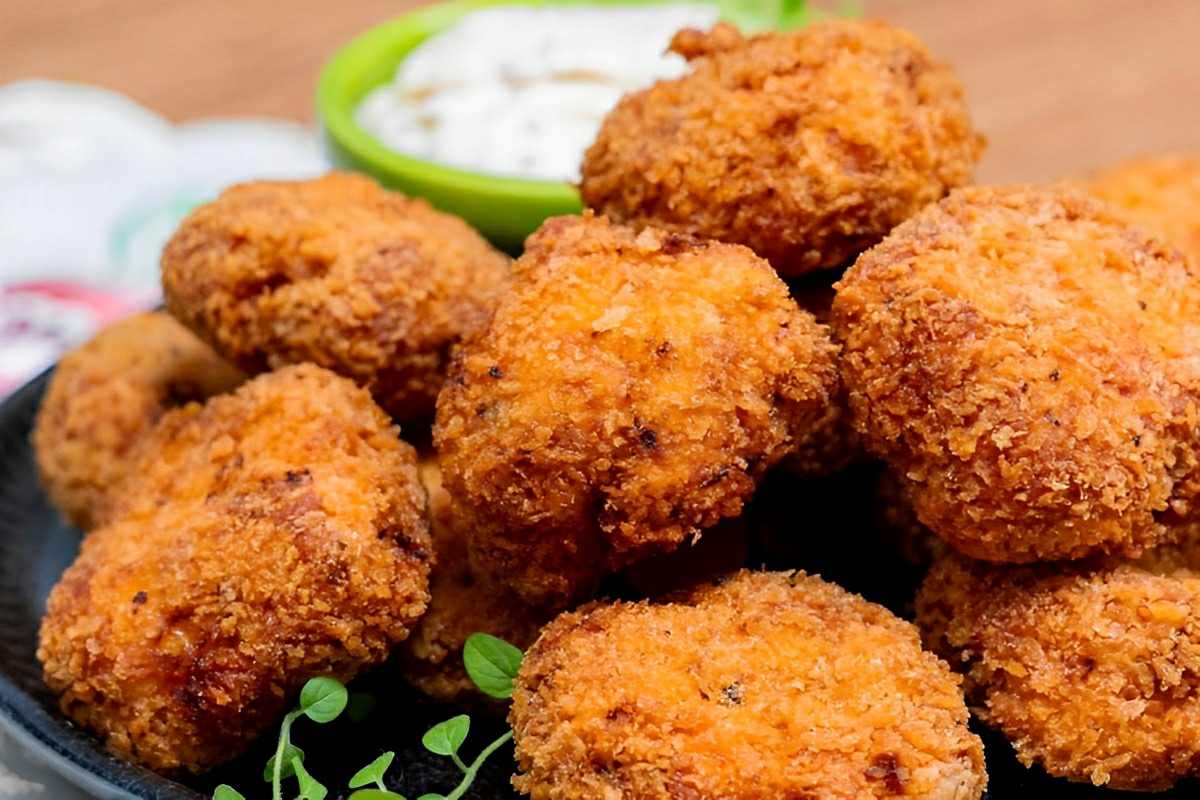 Nuggets feito em casa muito prático e saudável é só processar os ...