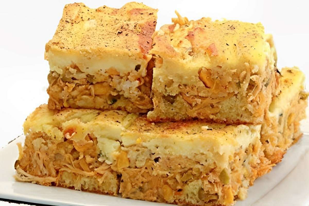 Torta de frango de liquidificador simples e perfeita para o lanche ...