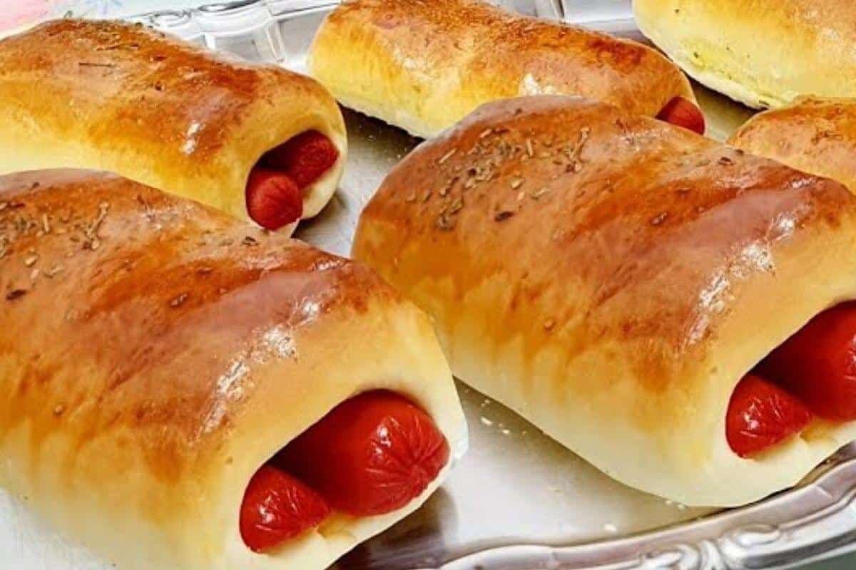 Doguinho de forno um salgado assado com salsicha super prático de ...
