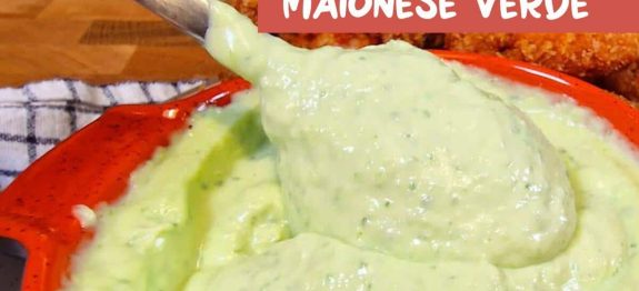 Maionese verde de lanchonete deliciosa que não precisa adicionar ovo ...
