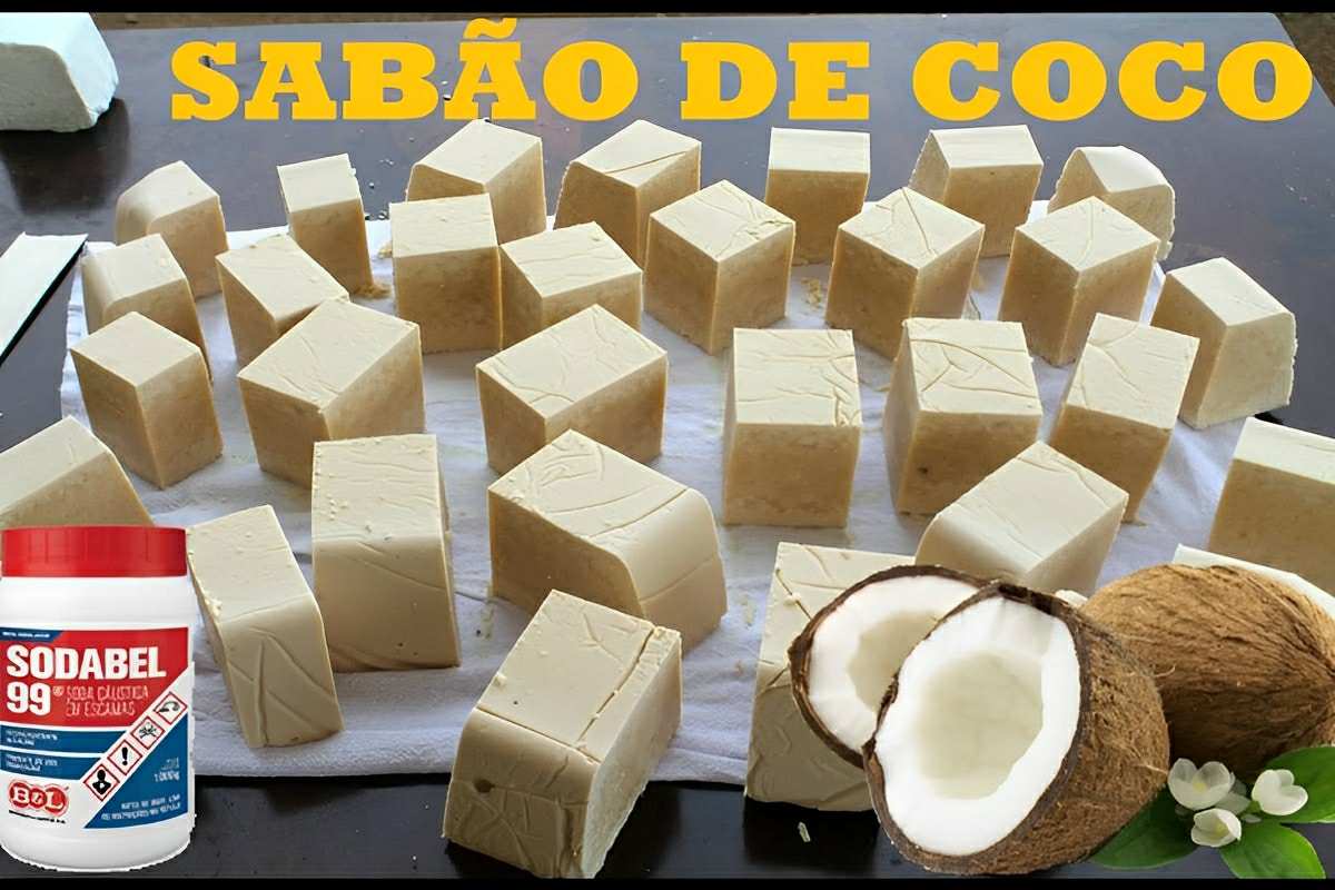 Sabão de coco caseiro ótimo para deixar suas roupas lavadas muito mais ...