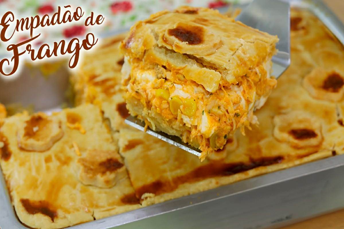 Empadão de Frango Fácil - Água na Boca